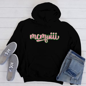 AKA - Retro Roman Mcmviii Hoodie - Etsy