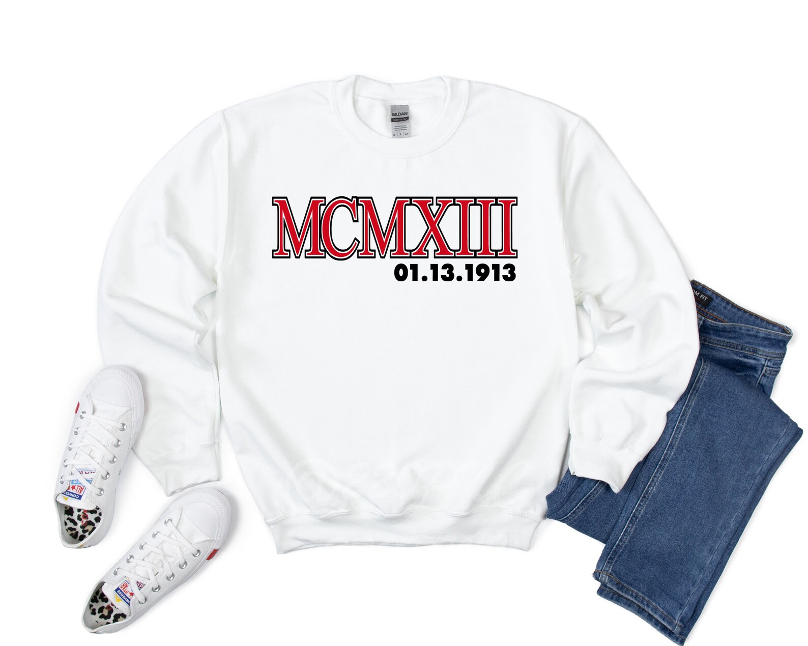 Double Roman MCMXIII (1913) Delta Sweatshirt | Devastating Since 1913 ...