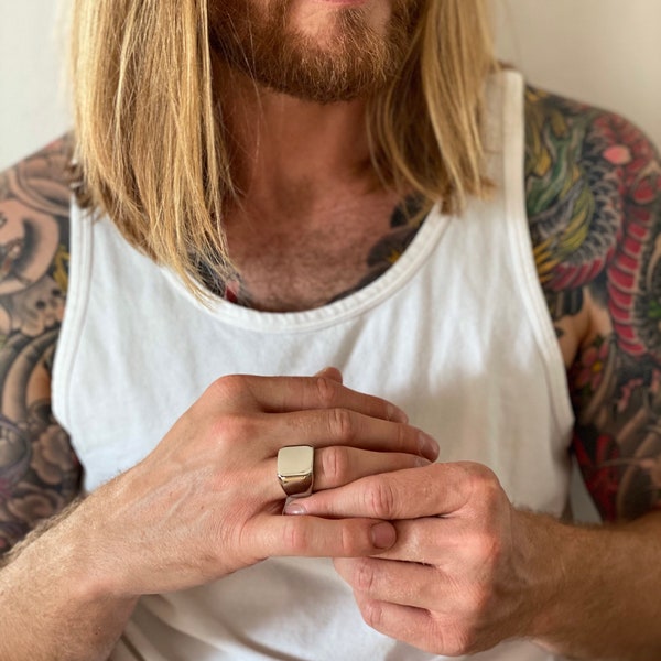 Signet Ring - Etsy UK