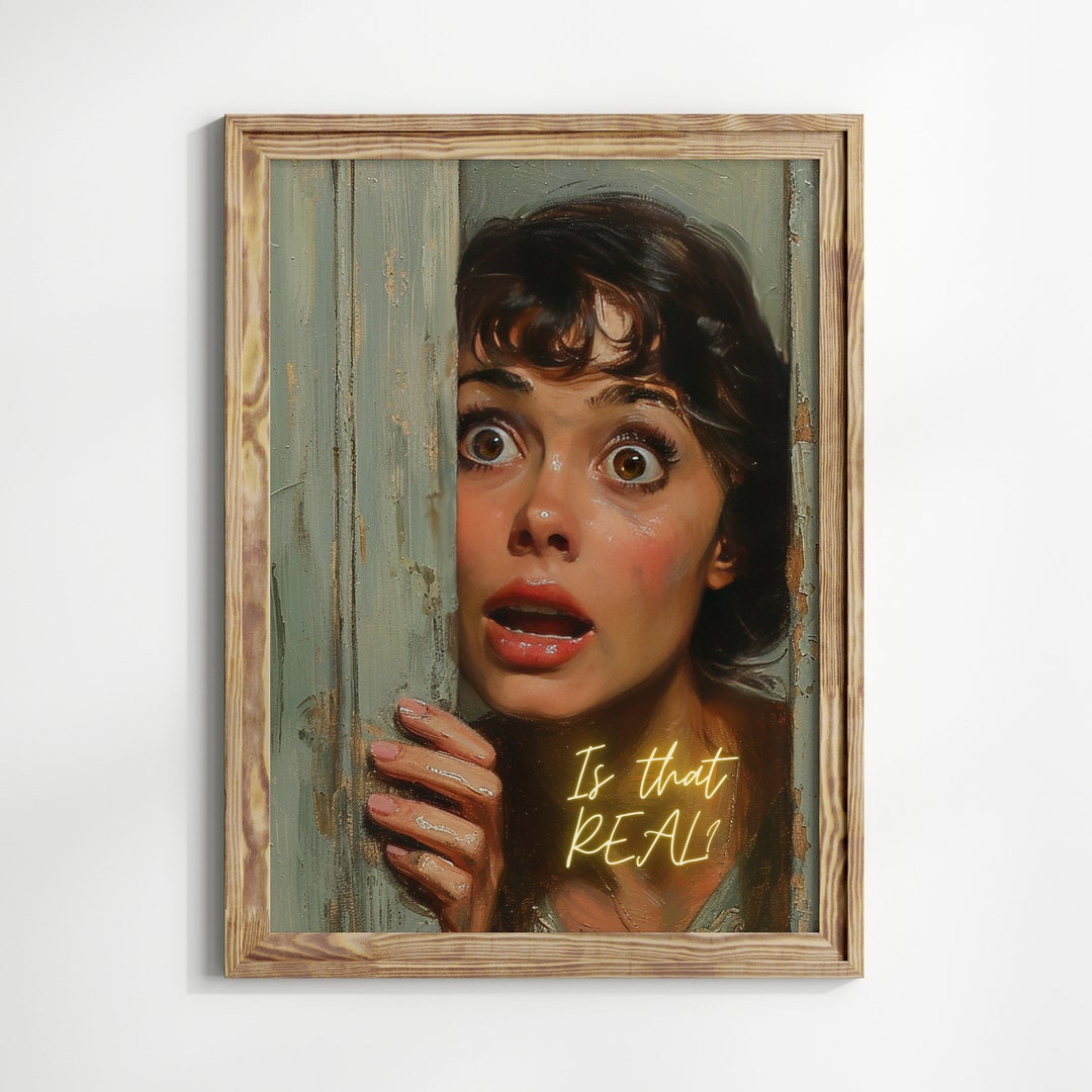 Funny Bathroom Wall Art, Instant Download, is That Real Humorous ...