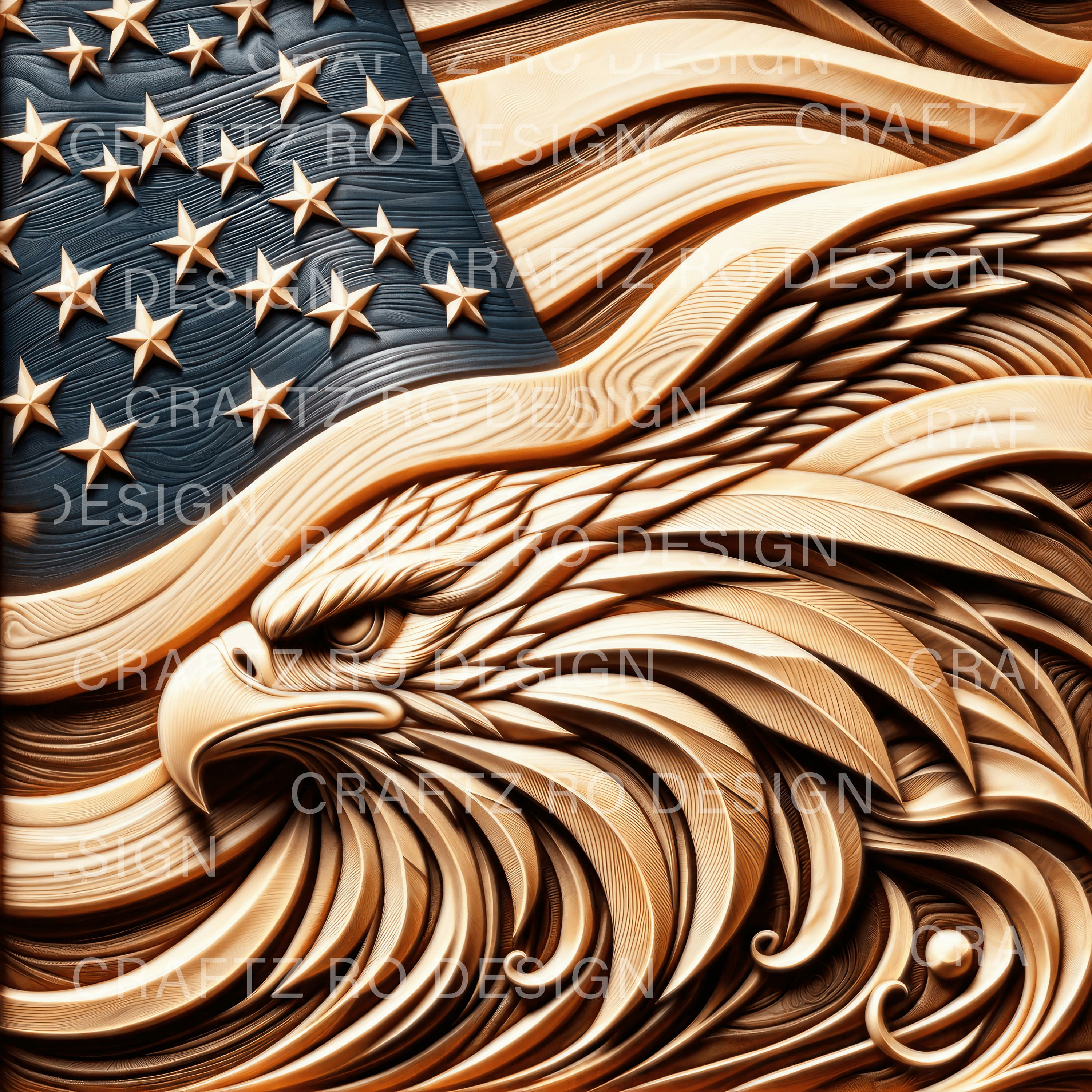 Laser Engrave File | 3D Illusion | PNG Engraving | Glowforge | Eagle ...