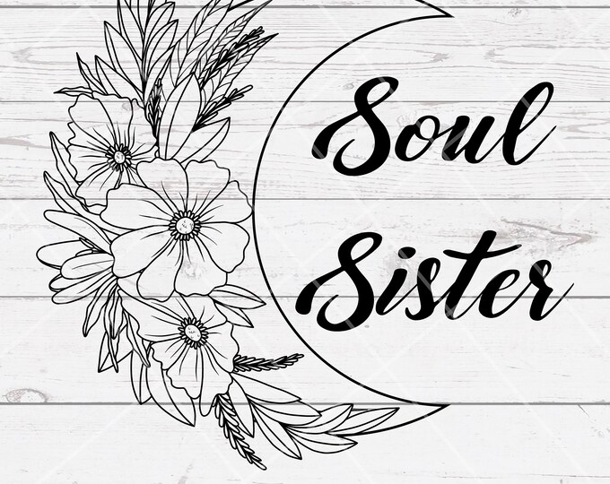 Soul Sister Card Digital Download - Etsy
