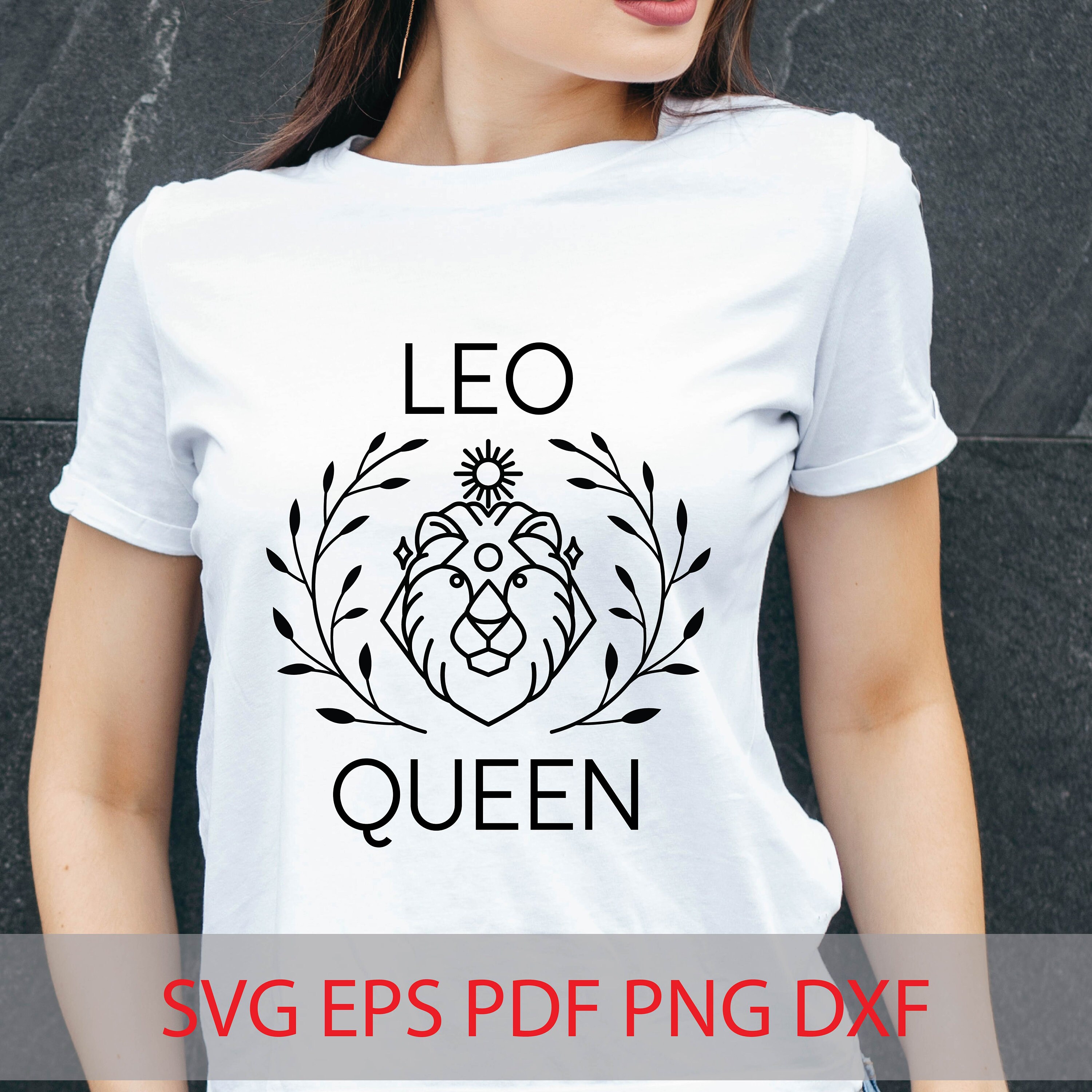 Leo Queen Svg , Zodiac Sign, Horoscope, Celestial Zodiac svg, Eps, Pdf ...