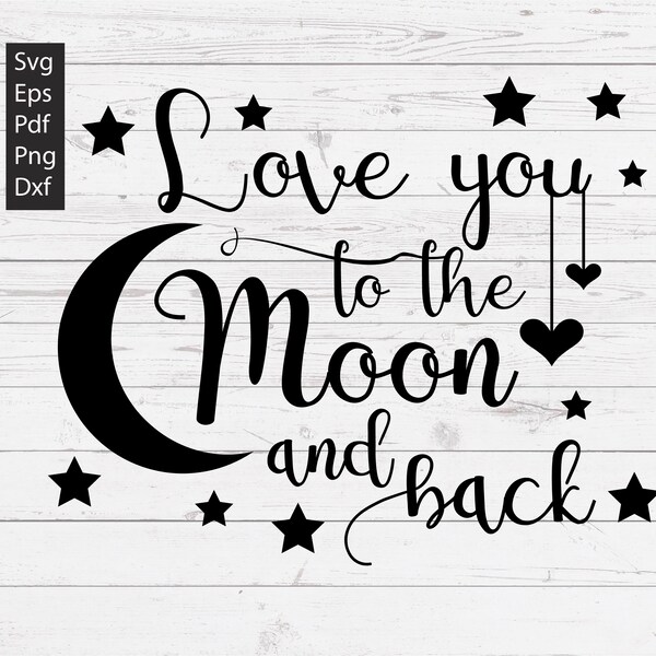 Moon and Back - Etsy