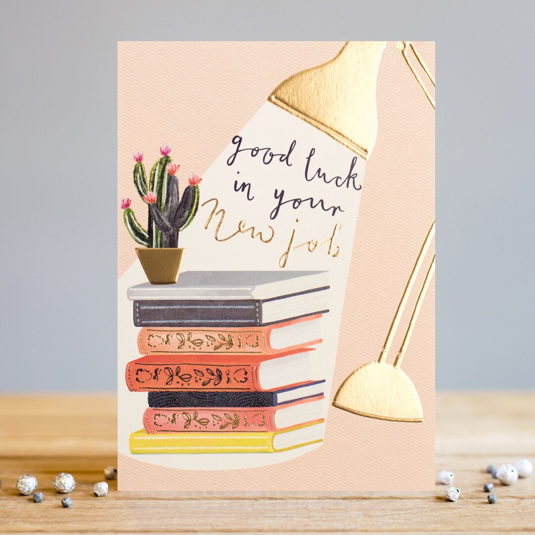 Good Luck in Your New Job, Great New Job Greeting Card Blank Inside ...