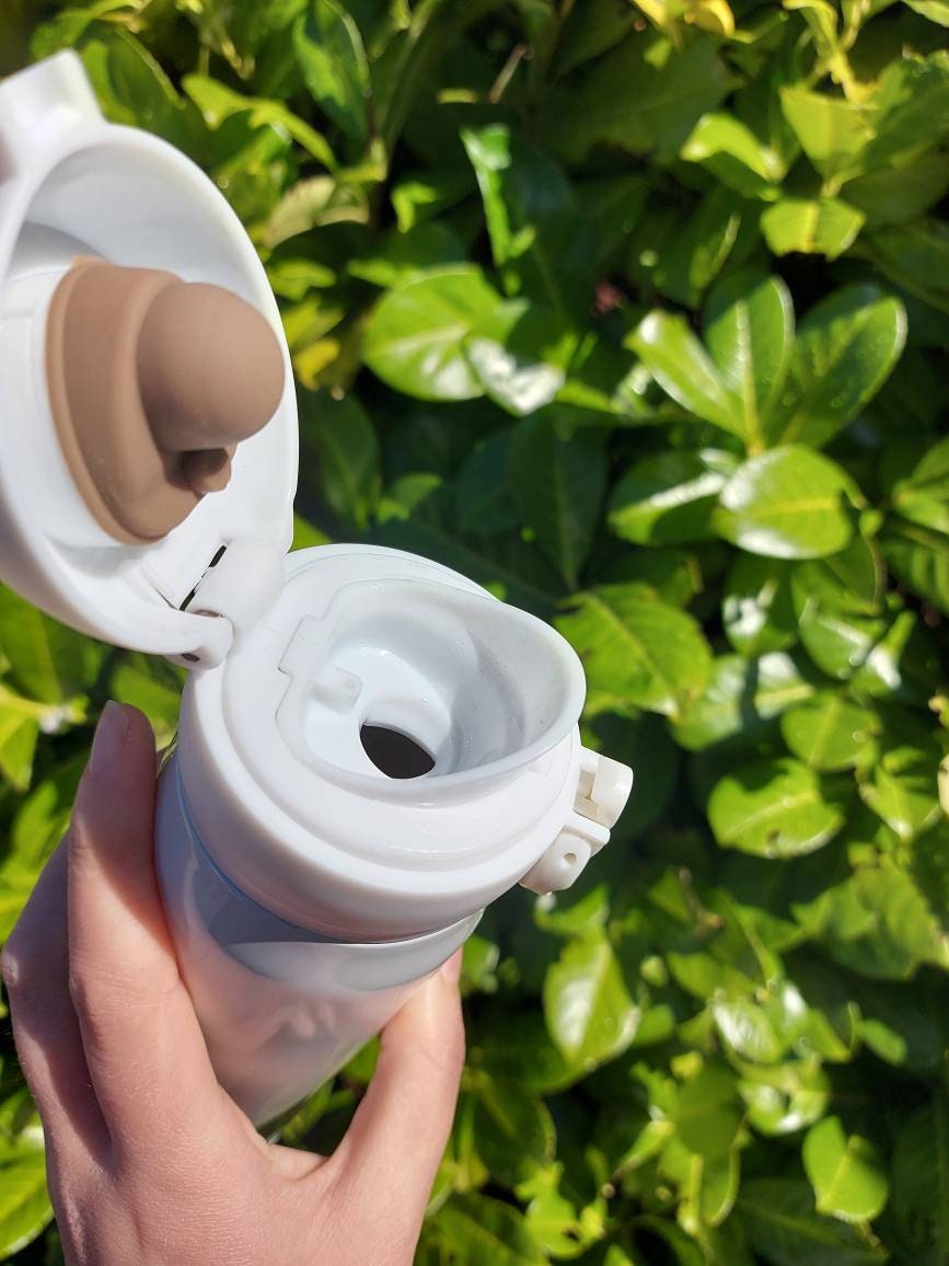 Personalised Insulated Flip Top Flask. Travel Cup Large Mug. | Etsy