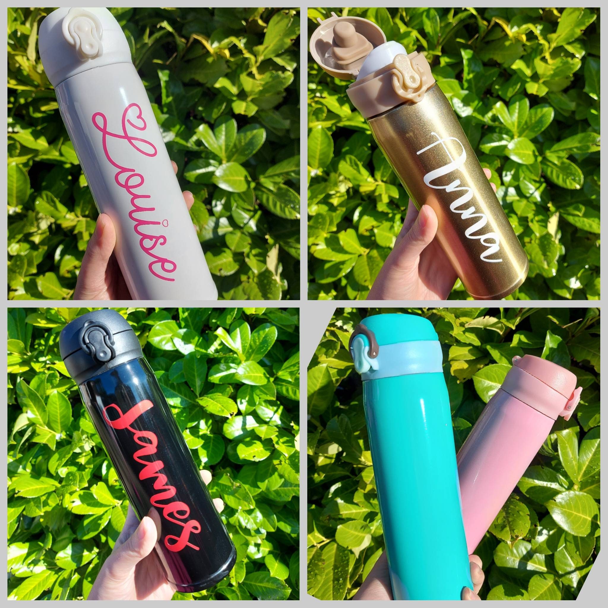 Personalised Insulated Flip Top Flask. Travel Cup Large Mug. | Etsy