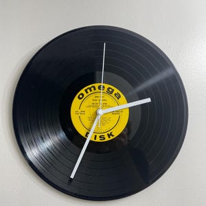 Vinyl Record Clock 12 Made From Real Upcycled Vintage Vinyl - Etsy