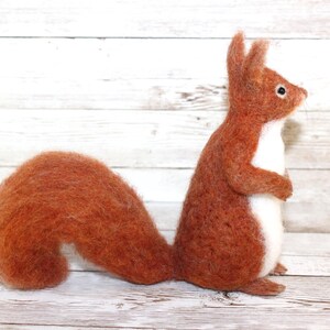 Needle Felted Red Squirrel - Etsy