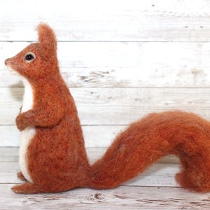Needle Felted Red Squirrel - Etsy