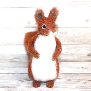 Needle Felted Red Squirrel - Etsy