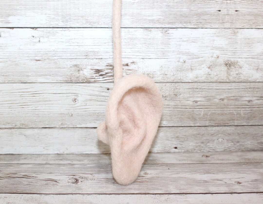 Needle Felted Extendable Ear Ornament, Left Ear - Etsy