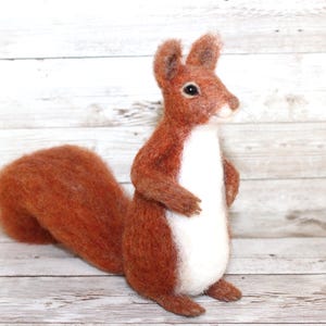 Needle Felted Red Squirrel - Etsy