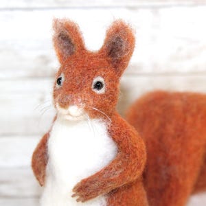 Needle Felted Red Squirrel - Etsy
