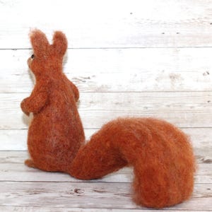 Needle Felted Red Squirrel - Etsy