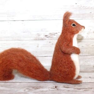 Needle Felted Red Squirrel - Etsy