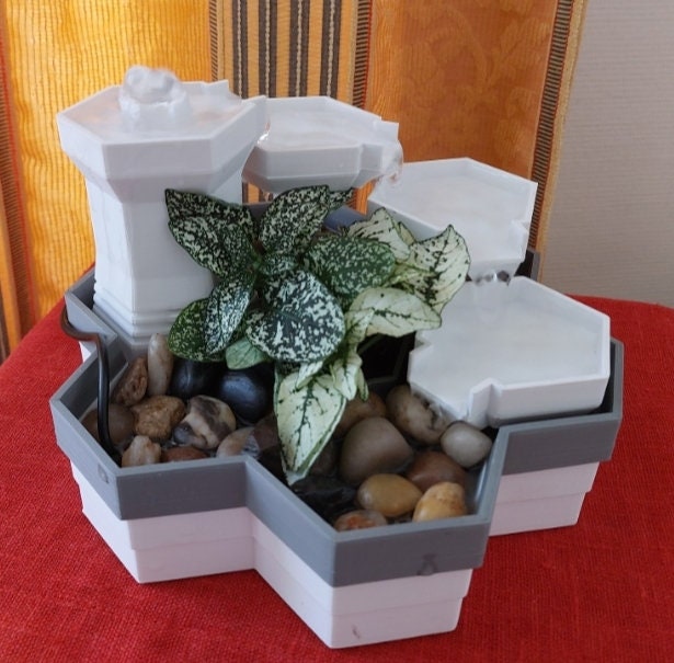 3D Printed Desktop Water Fountain - Etsy