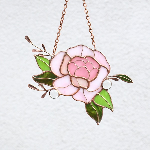 Peony Stained Glass - Etsy
