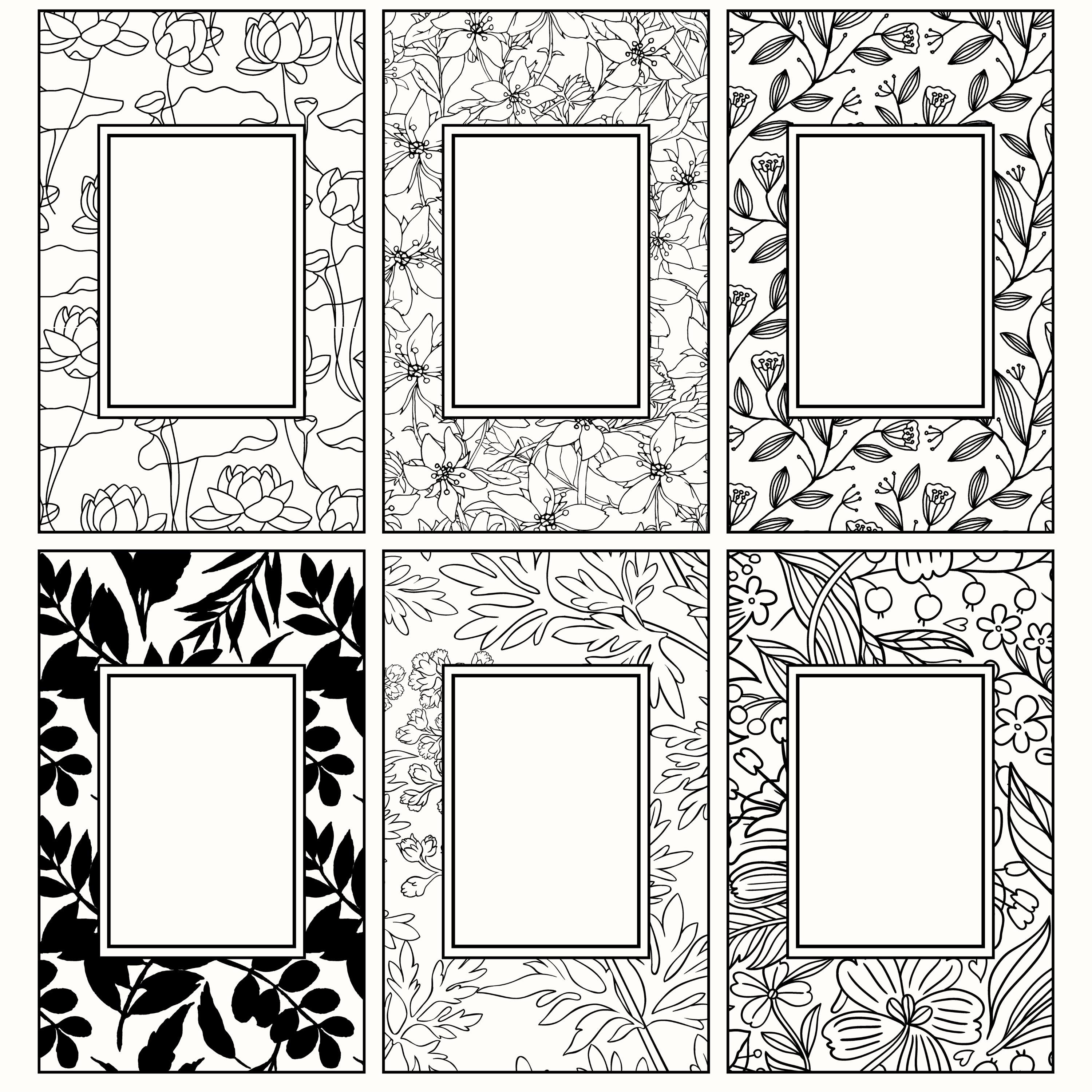 20 Bookbinding Covers, Floral Bundle - Fully Customisable With Spine ...