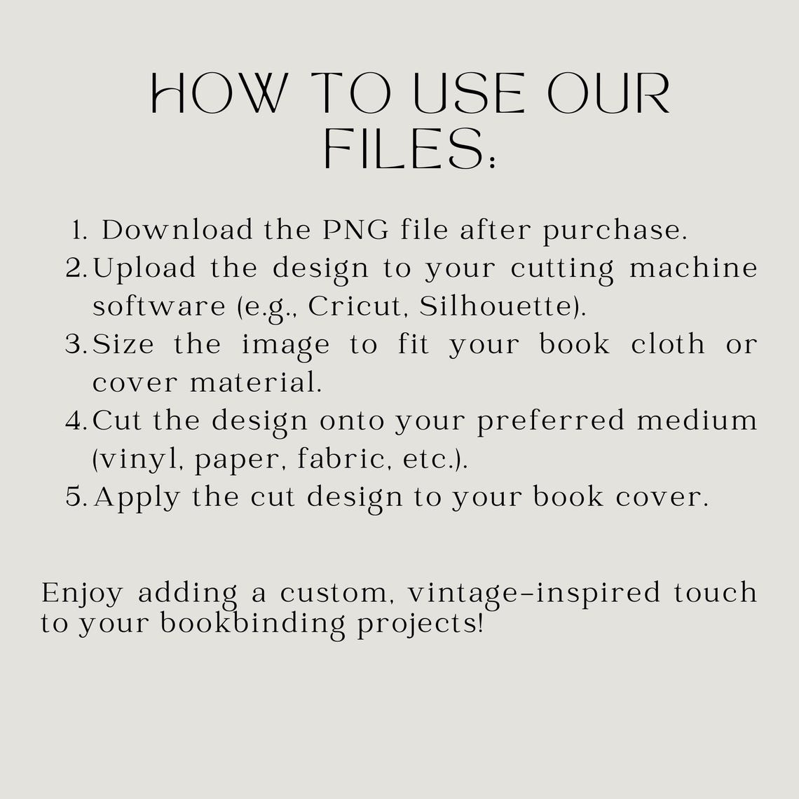 Vintage Art Deco Book Cover PNG Cut File for Bookbinding / Cricut ...