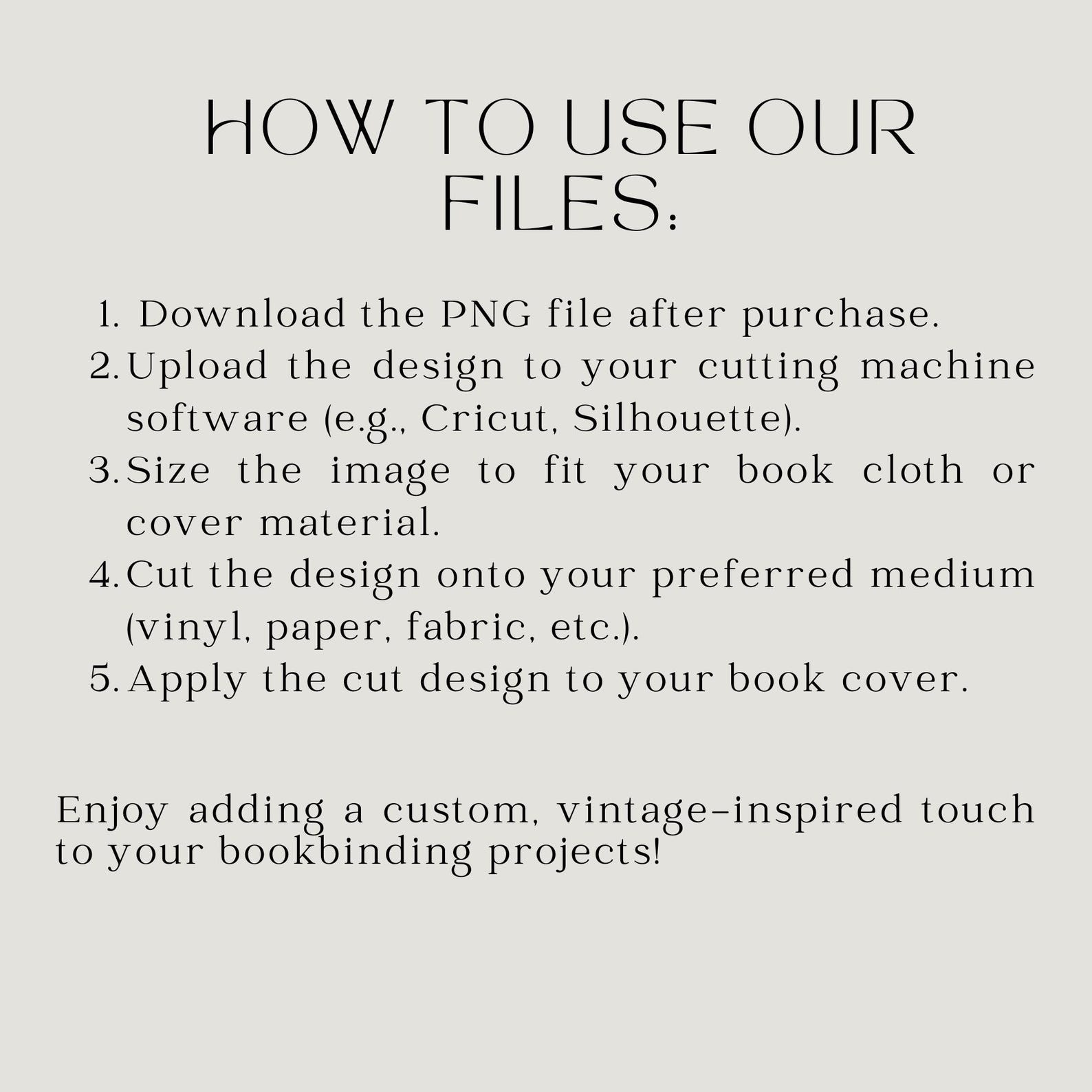 Vintage Art Deco Book Cover PNG Cut File for Bookbinding / Cricut ...