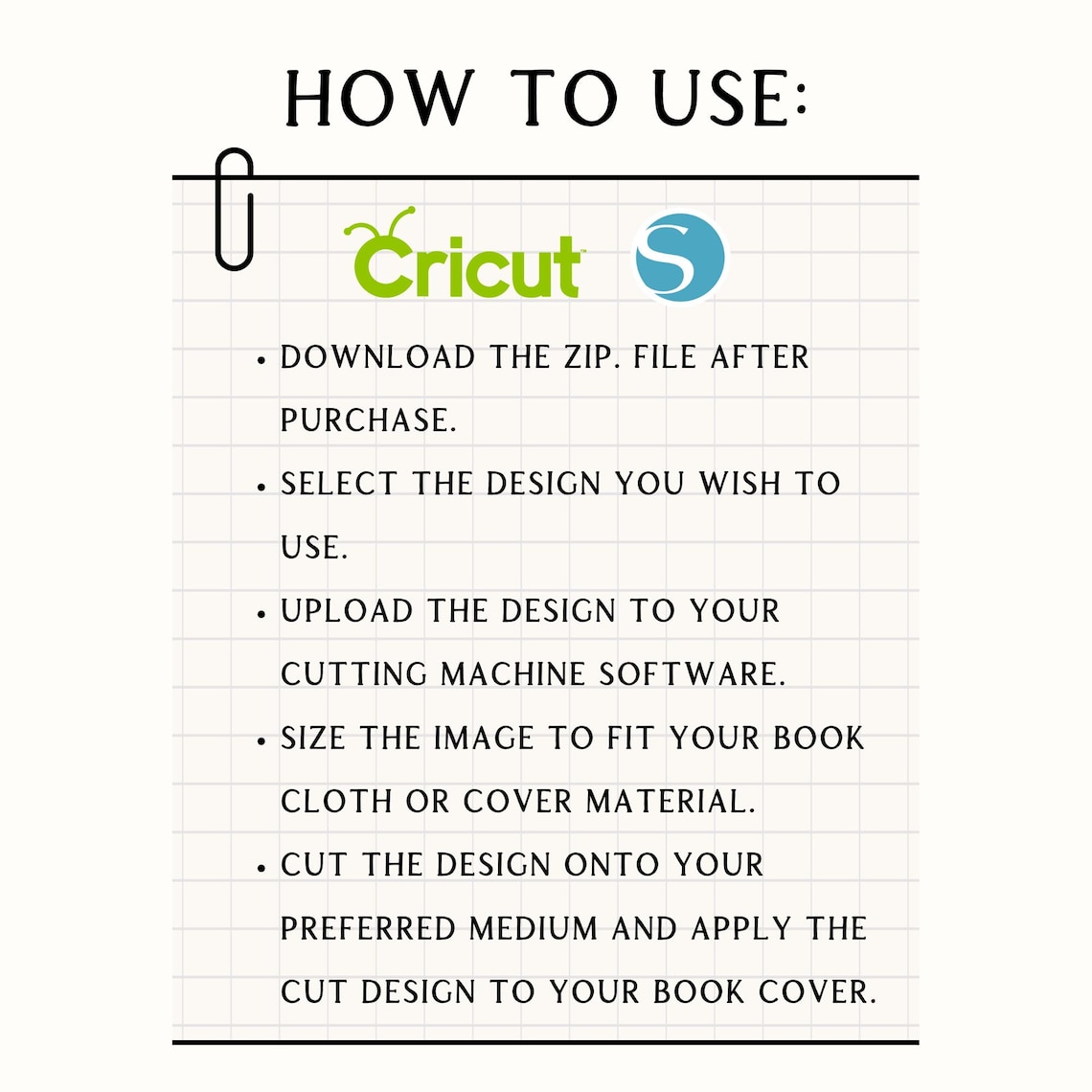 Bookbinding Front Cover Designs - 6 SVG Cut Files for Rebound Books ...