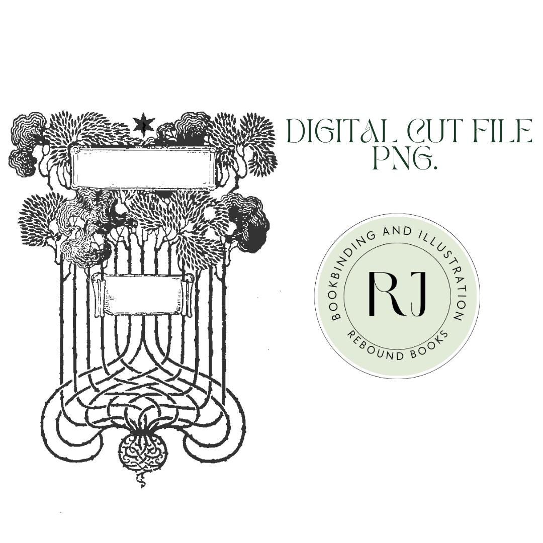 Bookbinding/cricut Design PNG Files for Cutting Machines - Etsy