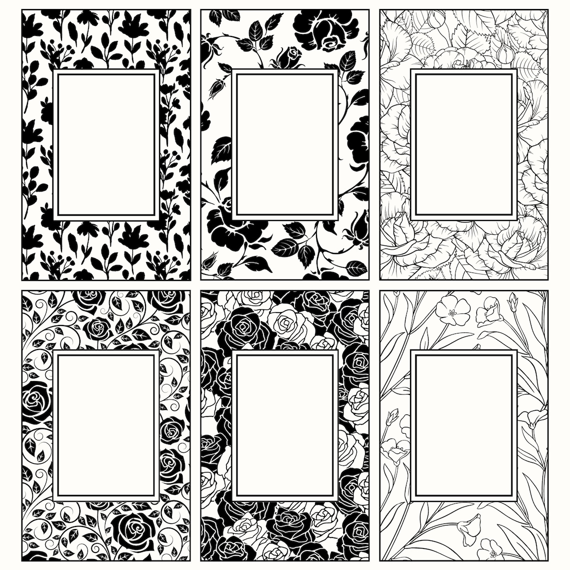 20 Bookbinding Covers, Floral Bundle - Fully Customisable With Spine ...