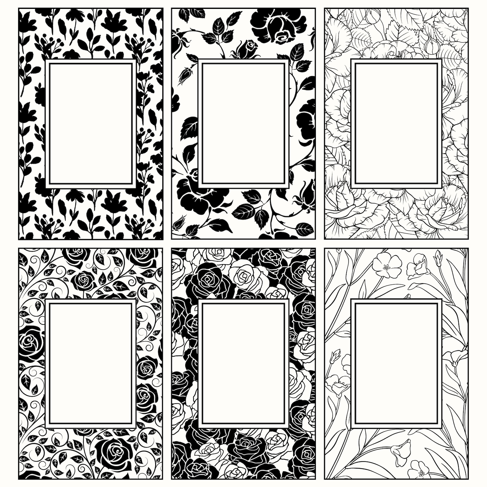 20 Bookbinding Covers, Floral Bundle - Fully Customisable With Spine ...