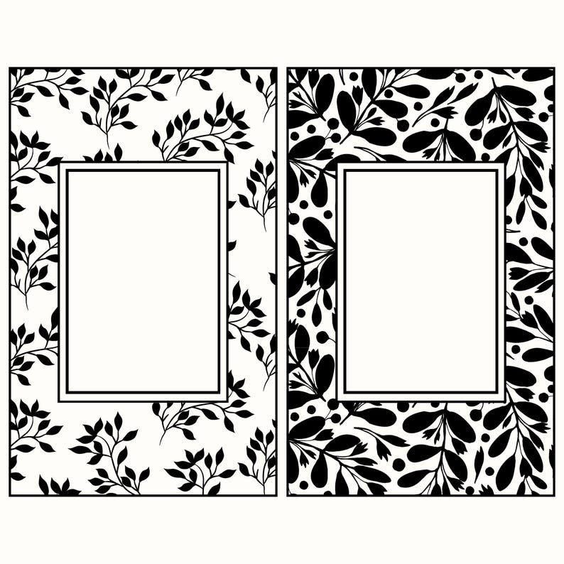 20 Bookbinding Covers, Floral Bundle - Fully Customisable With Spine ...