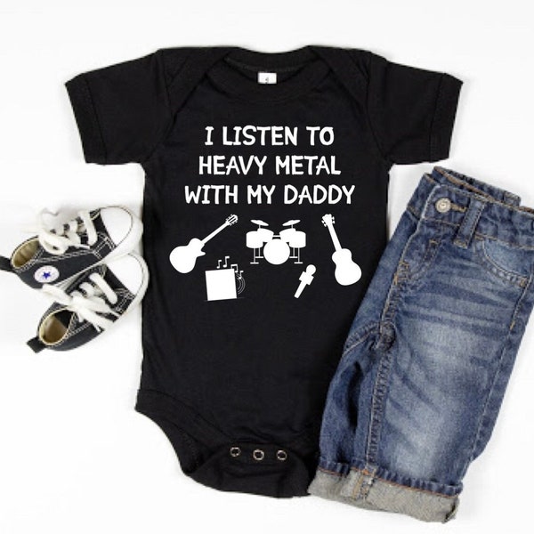 My Mommy Listens to Metal - Etsy