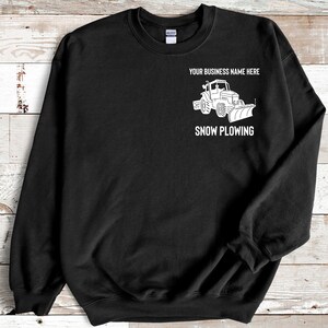 Customized Snow Plow Business Logo Shirt, Customized Snow Plowing ...