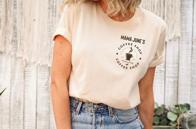 Customized Coffee Shop Logo Shirt, Customized Coffee Logo Shirt, Custom ...