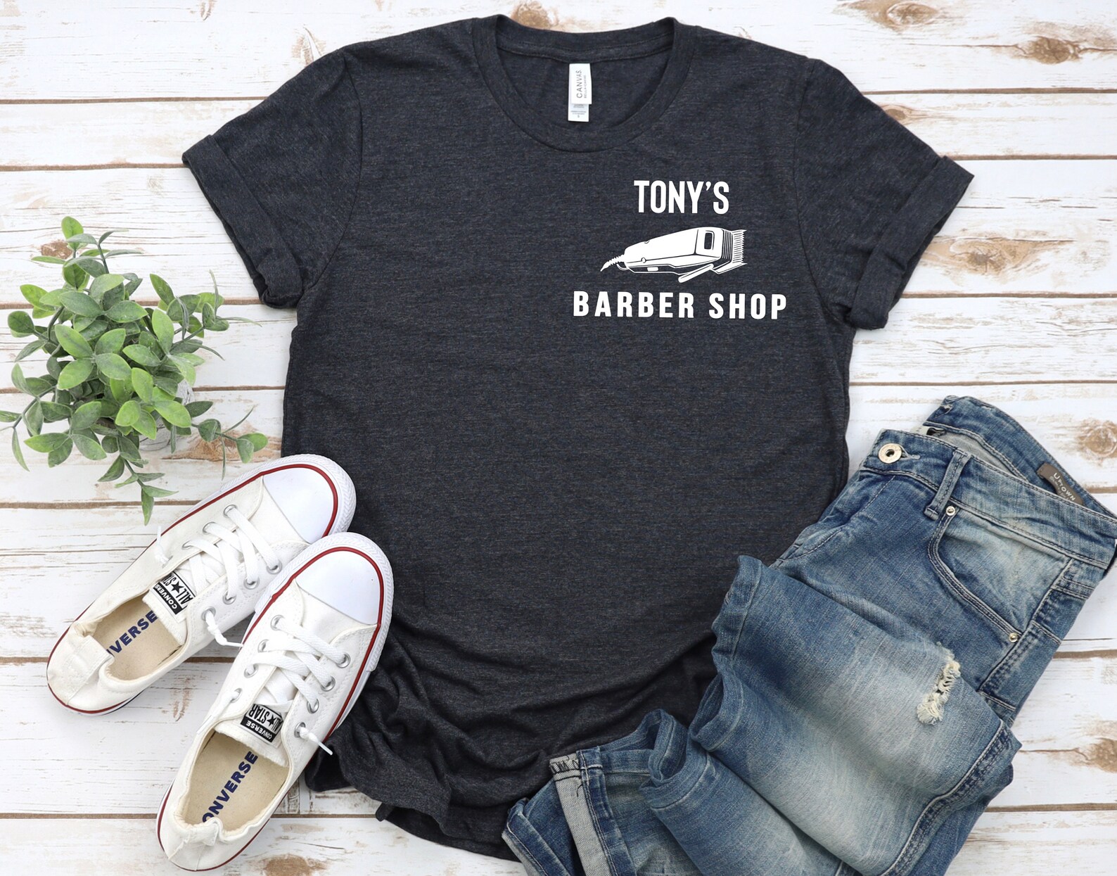 Customized Barber Shop Logo Shirt, Customized Barber Shop Logo Shirt ...