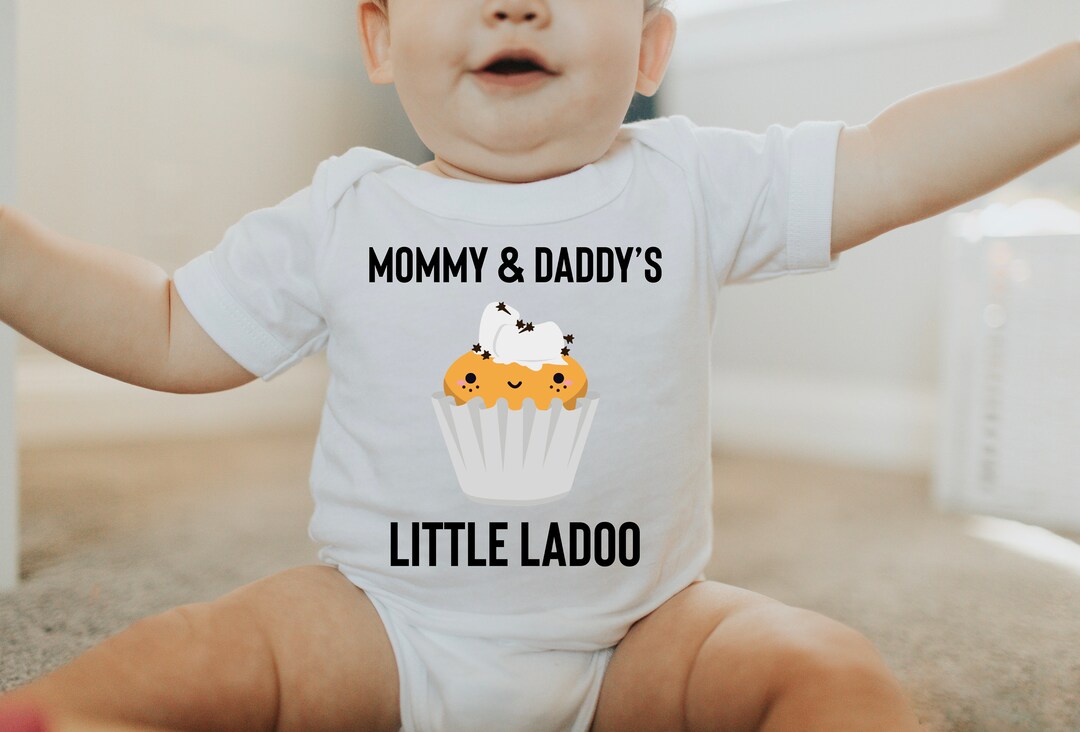 Little Ladoo Baby One Piece Toddler Shirt, Desi Mommy and Daddy Gift ...