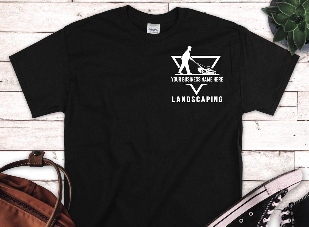 Customized Landscaping Company Logo Shirt, Customized Landscaping Logo ...
