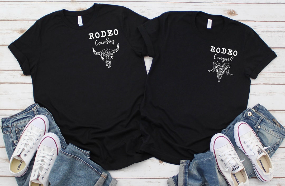 Matching Couple Rodeo Shirts - Rodeo Matching Shirts, Boyfriend ...