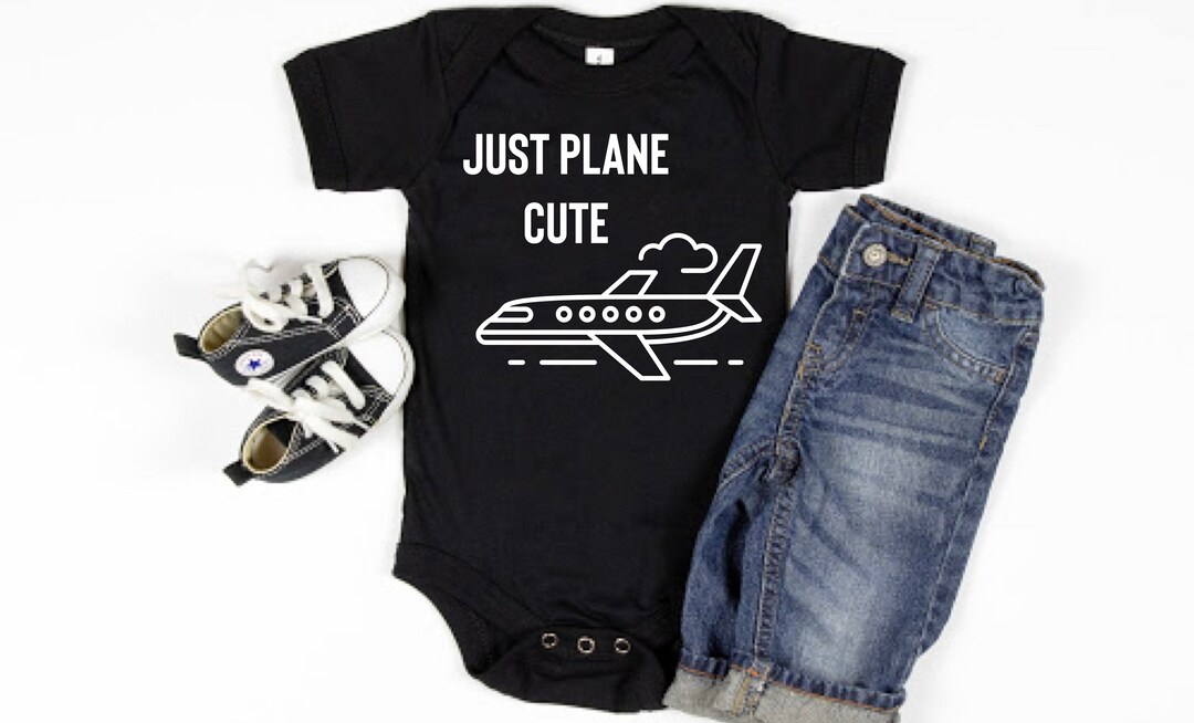 Just Plane Cute Baby Bodysuit One Piece or Toddler T-shirt, Travel Baby ...