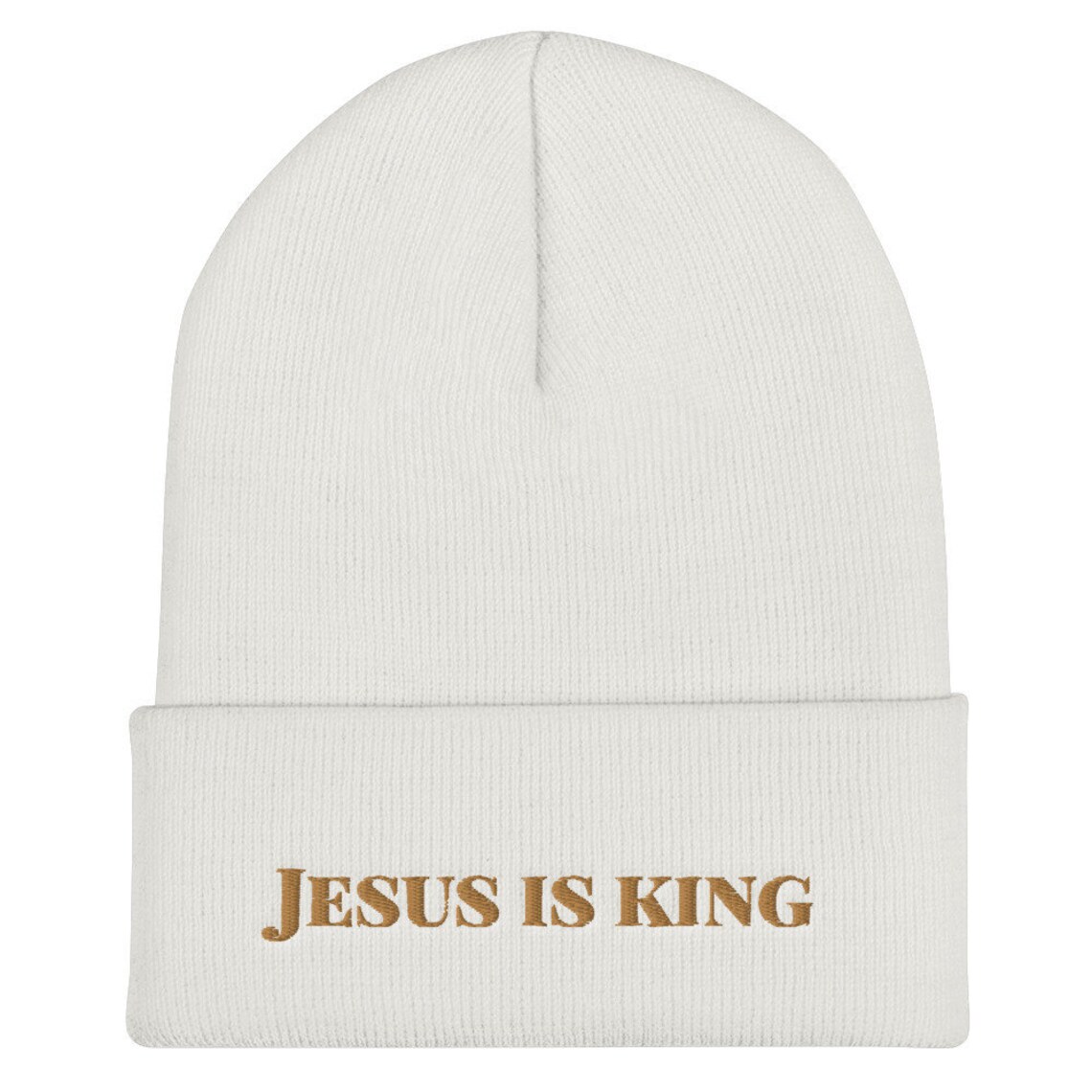 Christian Winter Hat - Jesus is King Beanie Skull Cap - Unisex Mens ...