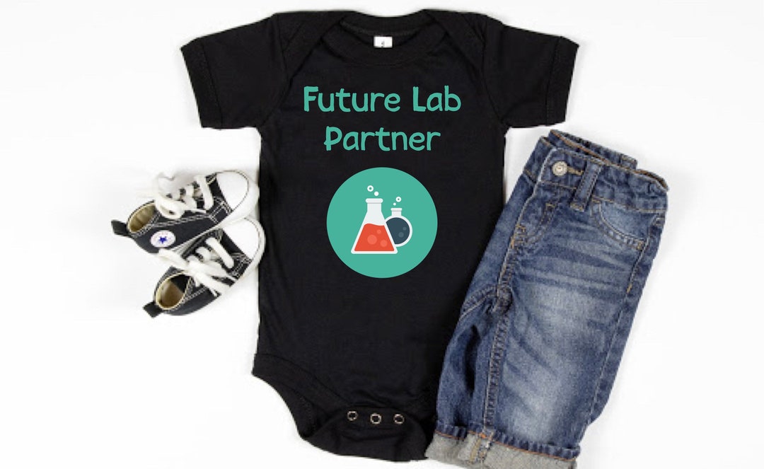 Future Lab Partner Baby Bodysuit, Scientist Gift, Science Baby Lab Tech ...