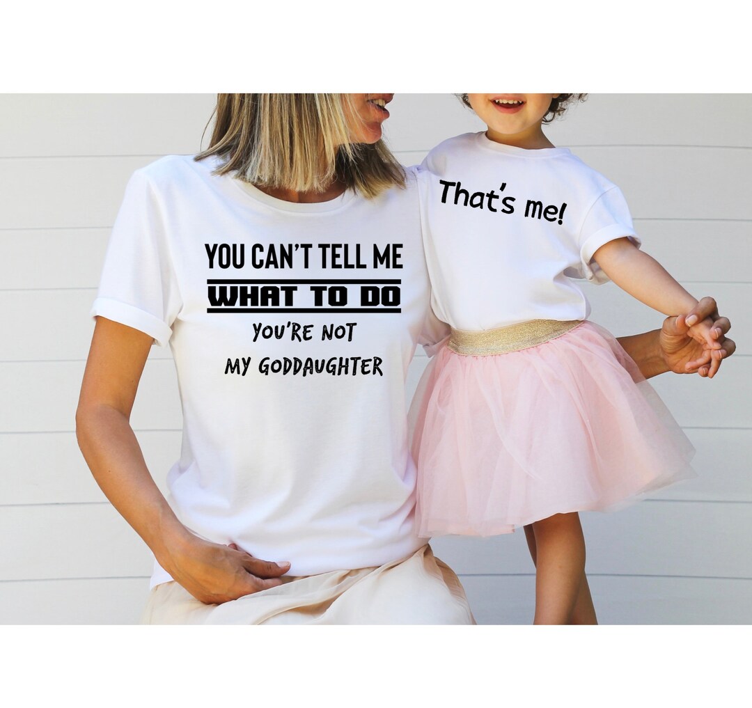 Funny Matching Godmother and Goddaughter Shirts, Funny Godmother T ...