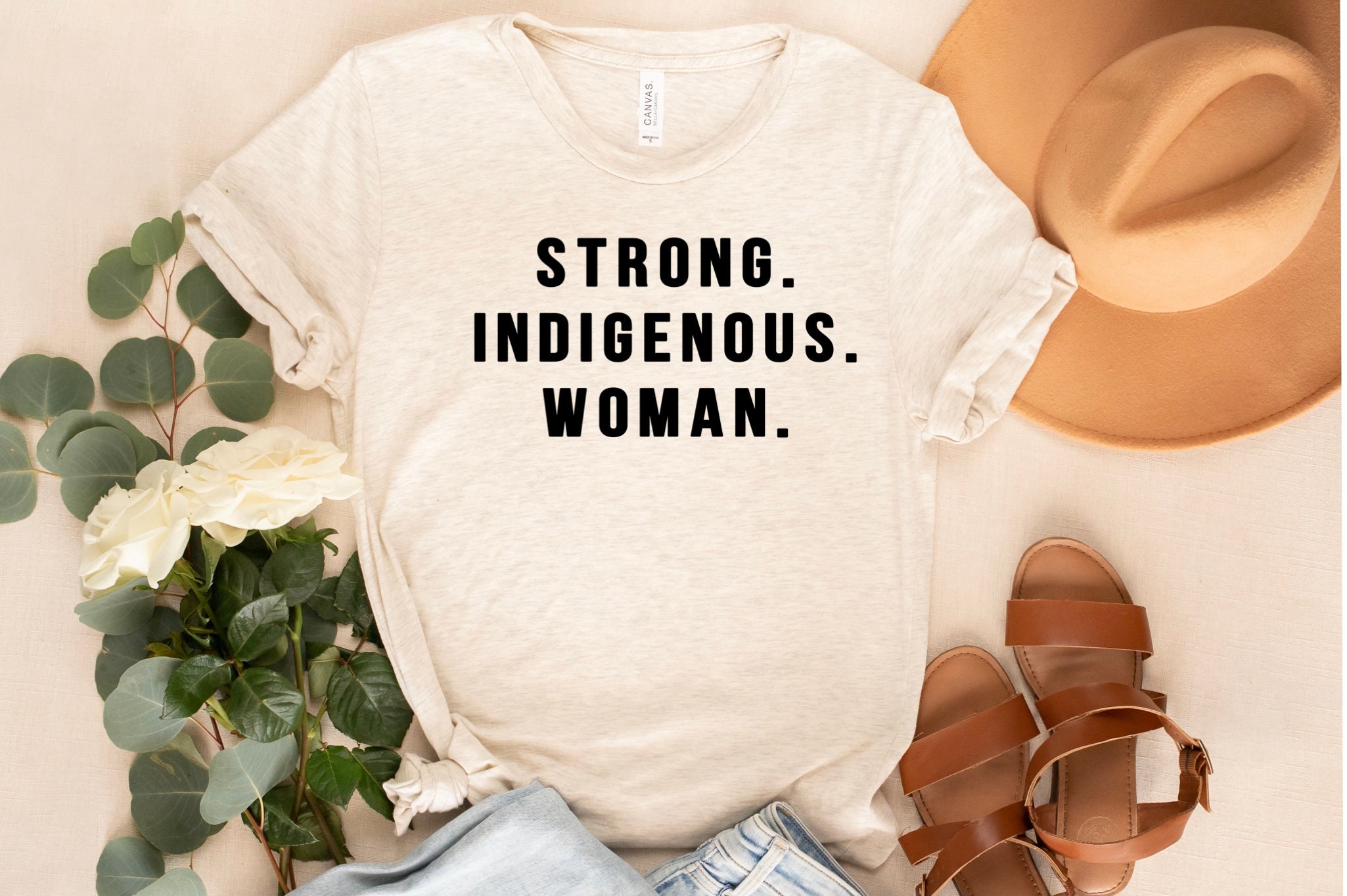 Strong Indigenous Woman Native American Inspired T-shirt - Etsy