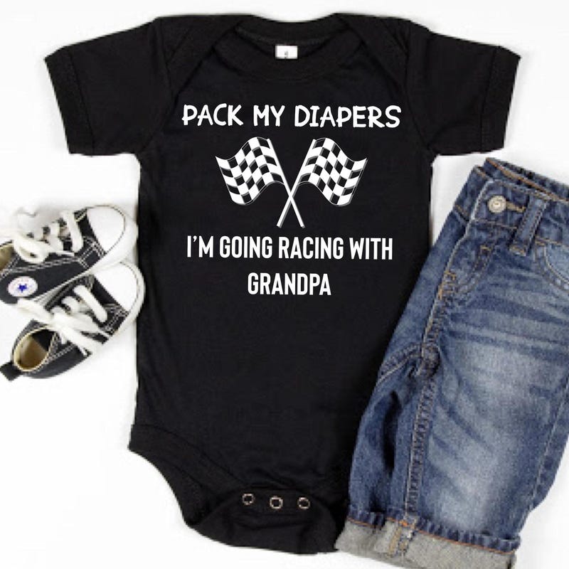 Custom Baby Onesie Racing - Etsy