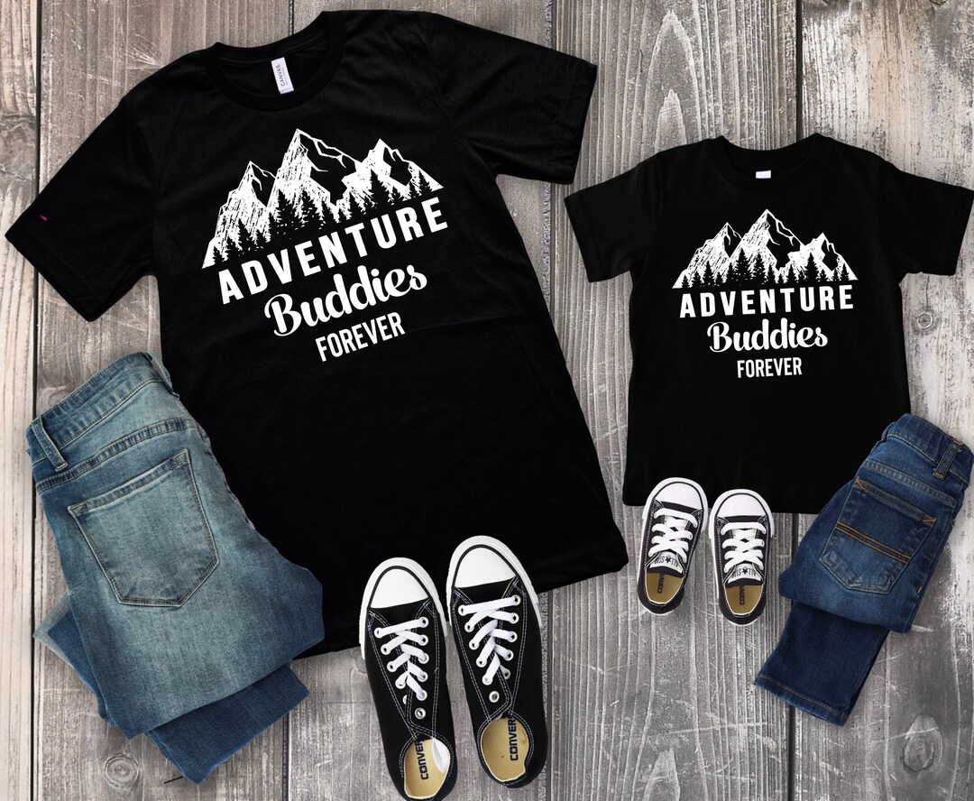 Matching Family Camping Shirts Matching Dad & Son Hiking Shirts ...