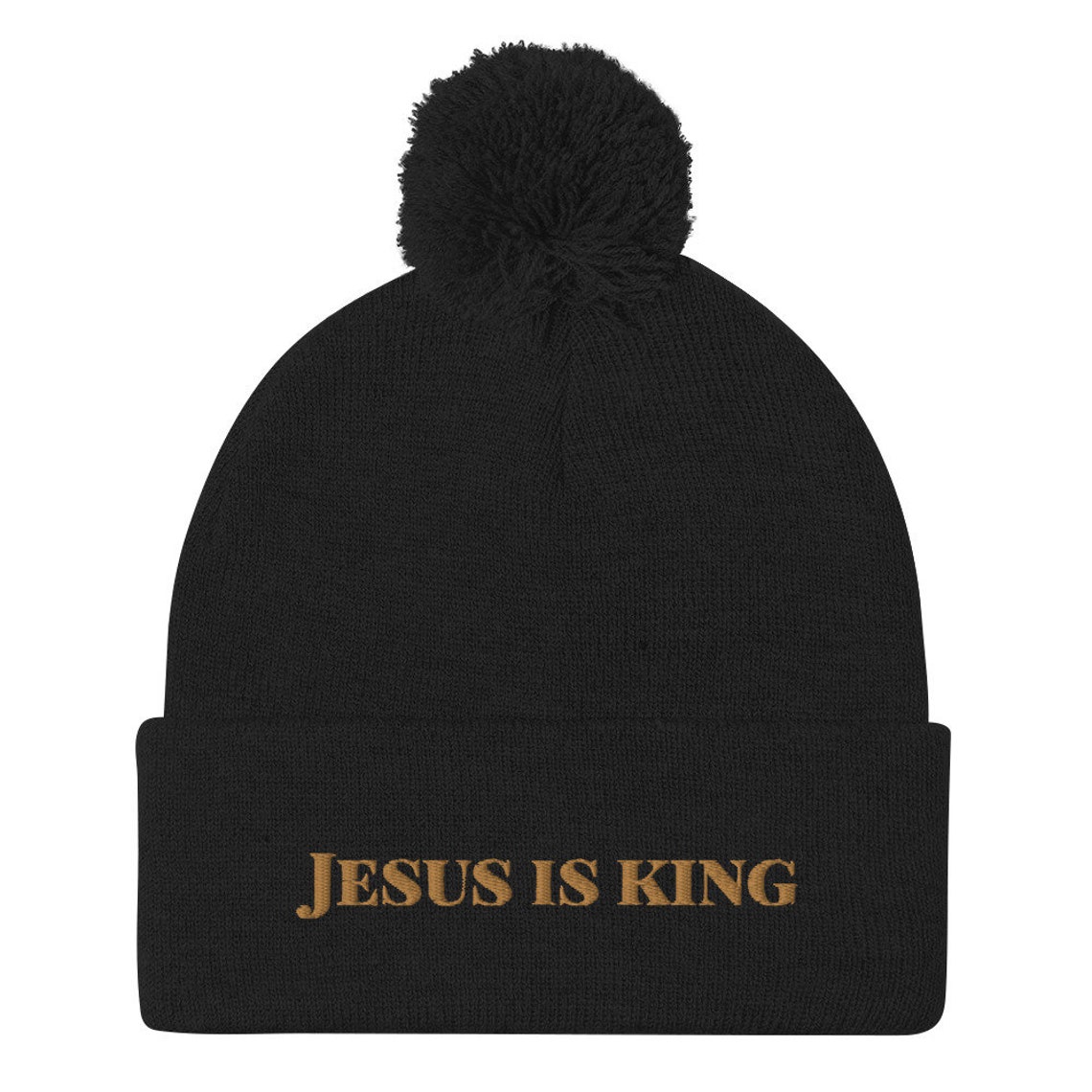 Christian Winter Hat - Jesus is King Beanie Skull Cap - Unisex Mens ...