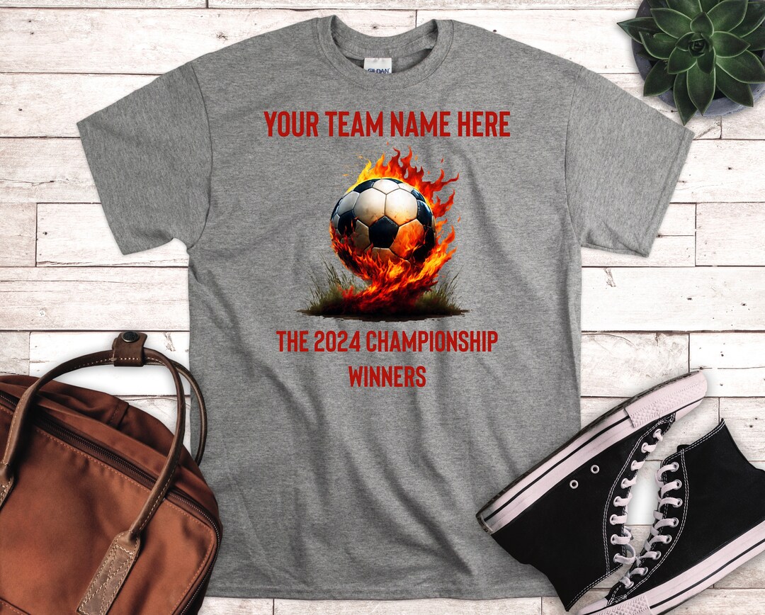 Custom Soccer Team Championship Shirts, Custom 2024 Soccer Team ...