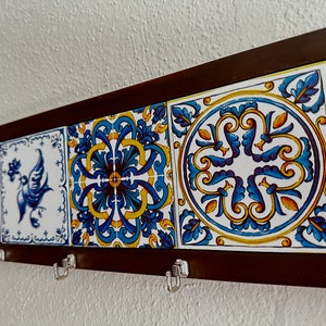 Talavera Key Holders, Key Hooks, Yellow Key Hanger, Wall Key Rack, Wall ...