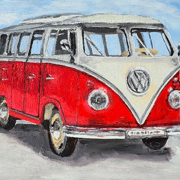 Volkswagen Painting - Etsy
