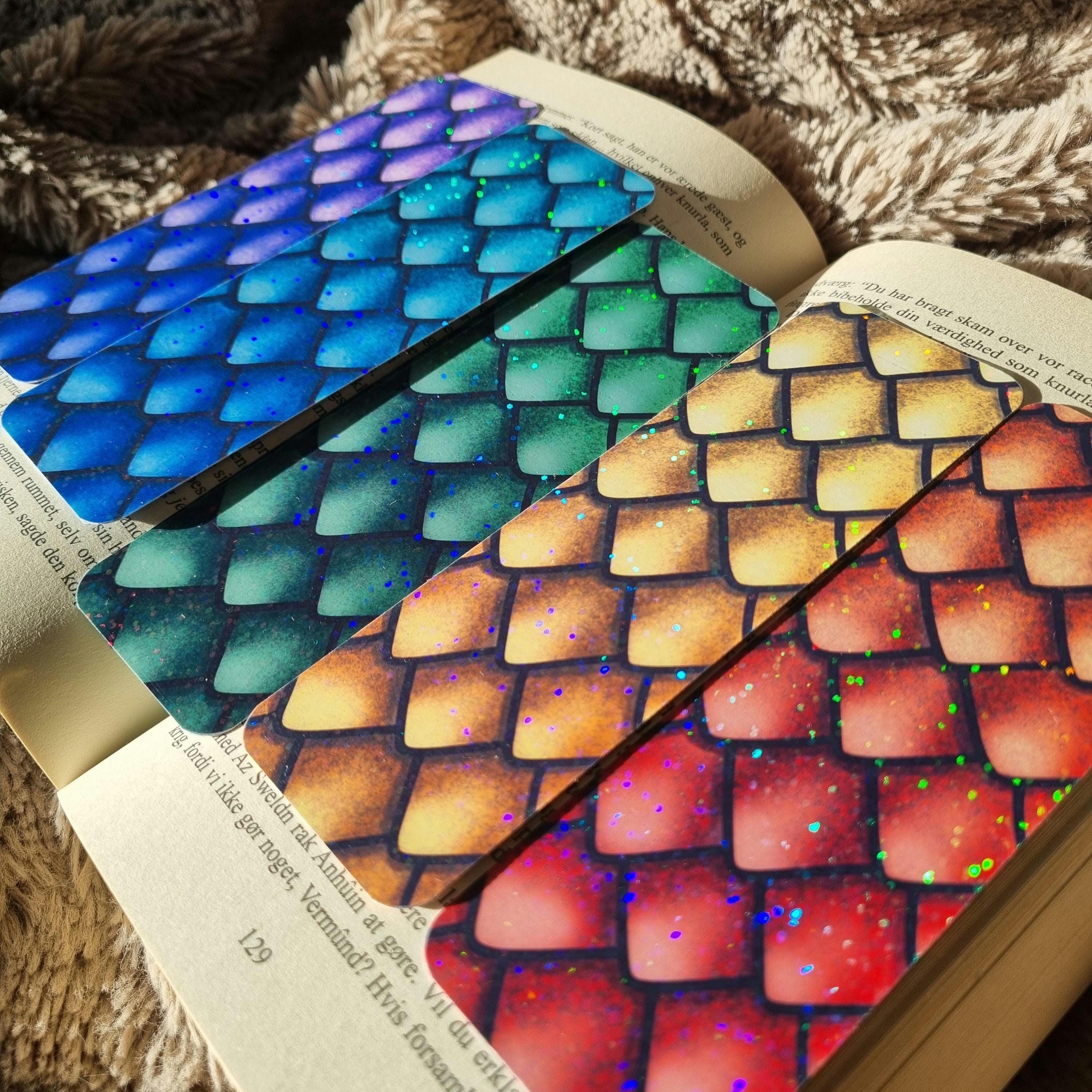 Dragon Scale Bookmark | Fantasy Reader Gifts - Etsy