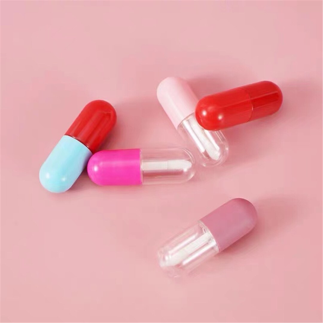 3ml Mini Cute Portable Capsule Lip Gloss Tube Empty Lip Glaze - Etsy